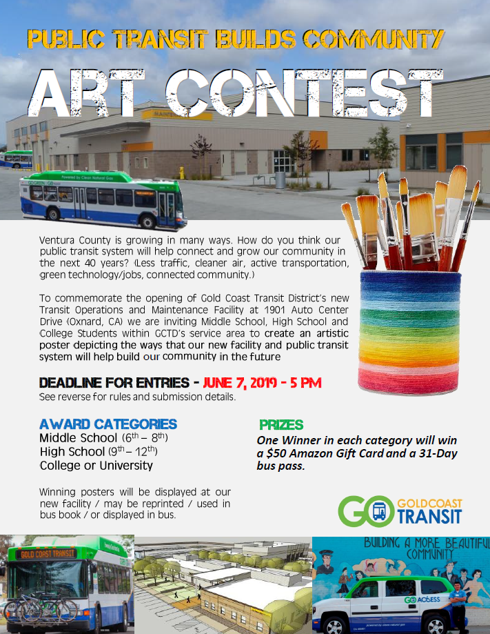 Student Art Contest - Gold Coast Transit District