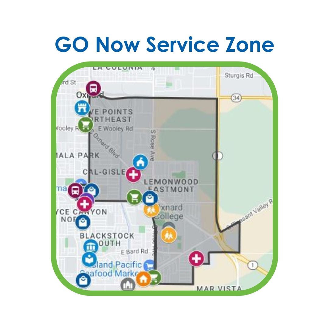 GO Now On-Demand Transportation in South Oxnard - Gold Coast Transit ...