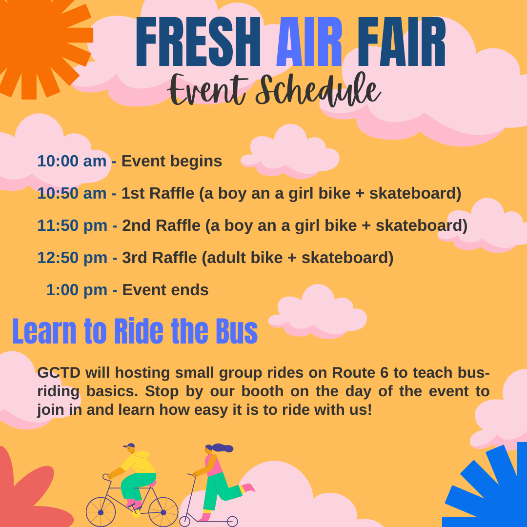 Fresh Air Fair - Celebrating Clean Air Day! - Gold Coast Transit District