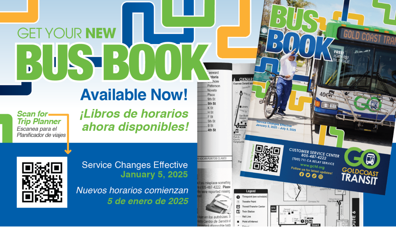 Service Alert: Service Changes Start Sunday, January 5, 2025 - Gold ...